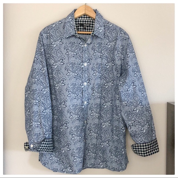 Murano | Shirts | Very Handsome Murano Mens Shirt Floral Print | Poshmark
